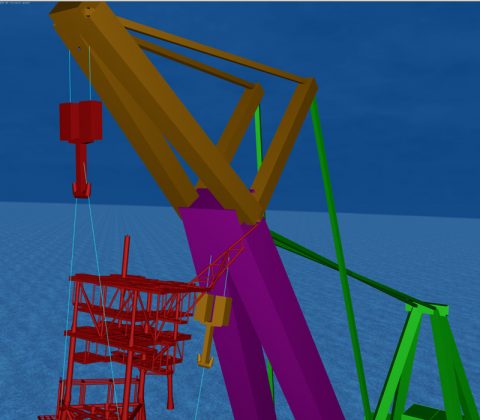 Platform Relocation Analysis with Asian Hercules III - Orca Offshore