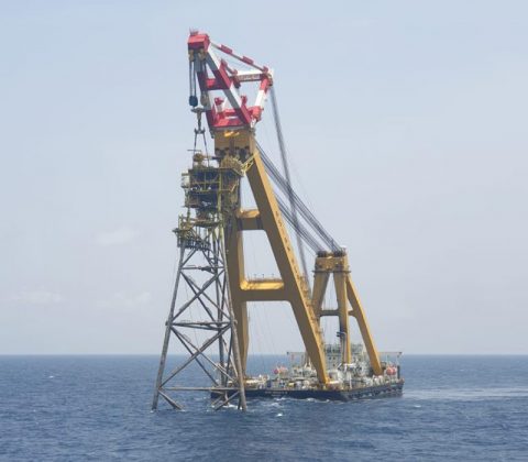 Platform Relocation Analysis with Asian Hercules III - Orca Offshore